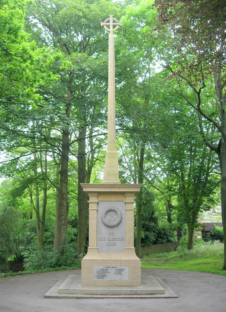 Steeton with Eastburn war memorial